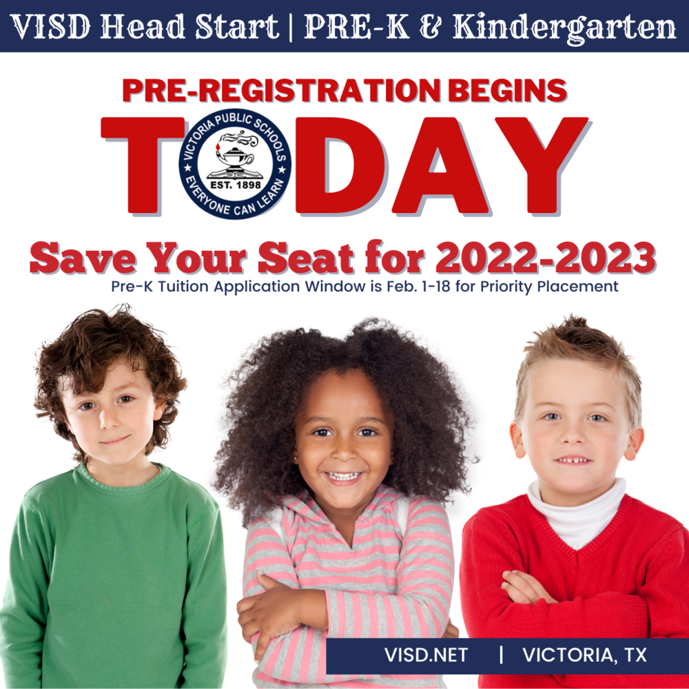 VISD Pre-Registration for 2022-23 opens today, Feb. 1 | Victoria ...