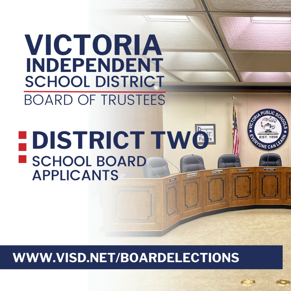 The VISD Board of Trustees Receive Four Applications for the District ...