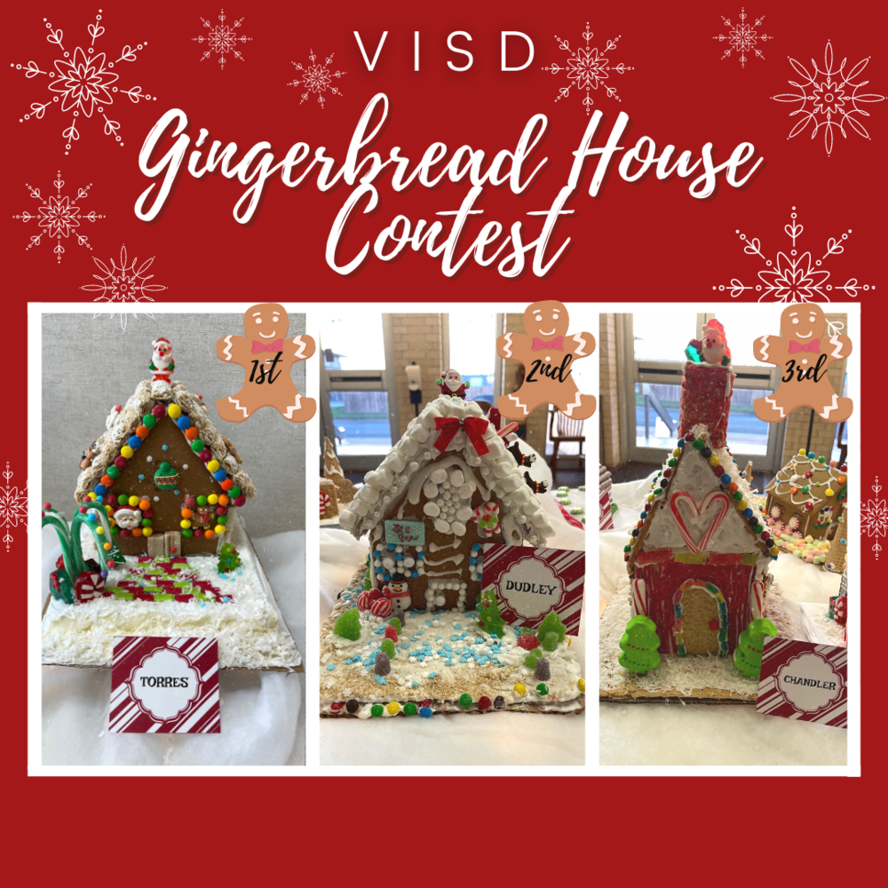 VISD Child Nutrition Holds Gingerbread House Contest | Torres ...