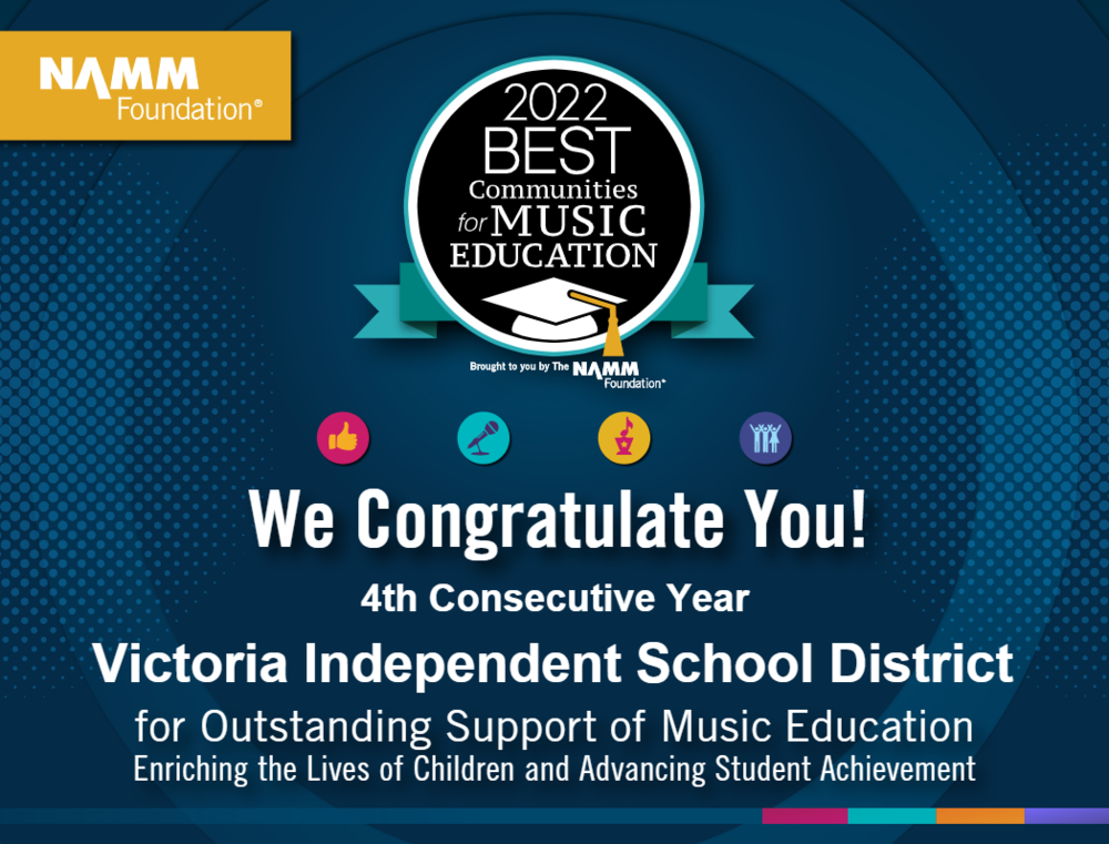 VISD receives fourth consecutive “Best Communities for Music Education ...