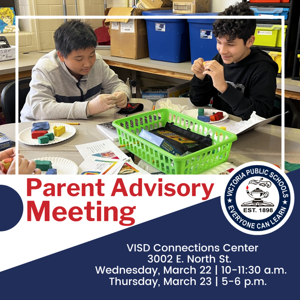 VISD to Host Annual Parent Advisory | Schorlemmer Elementary School