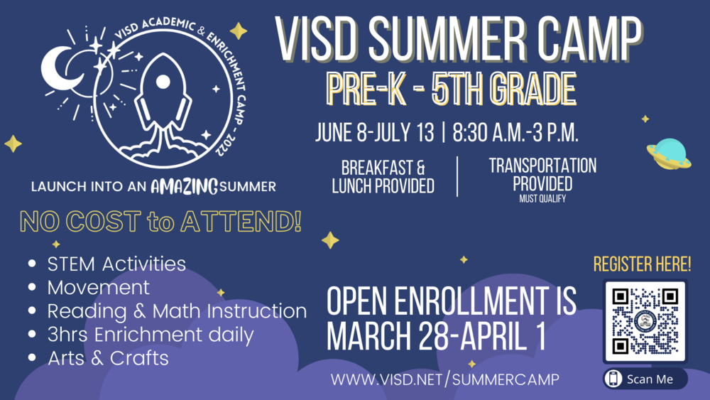 VISD offering summer camps | Hopkins Elementary School