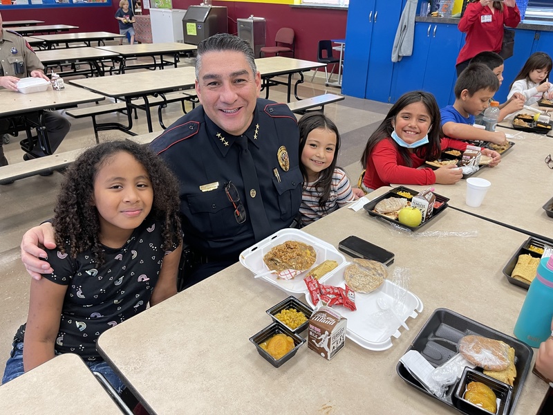 First Responders Lunch with Hopkins Students | Hopkins Elementary School